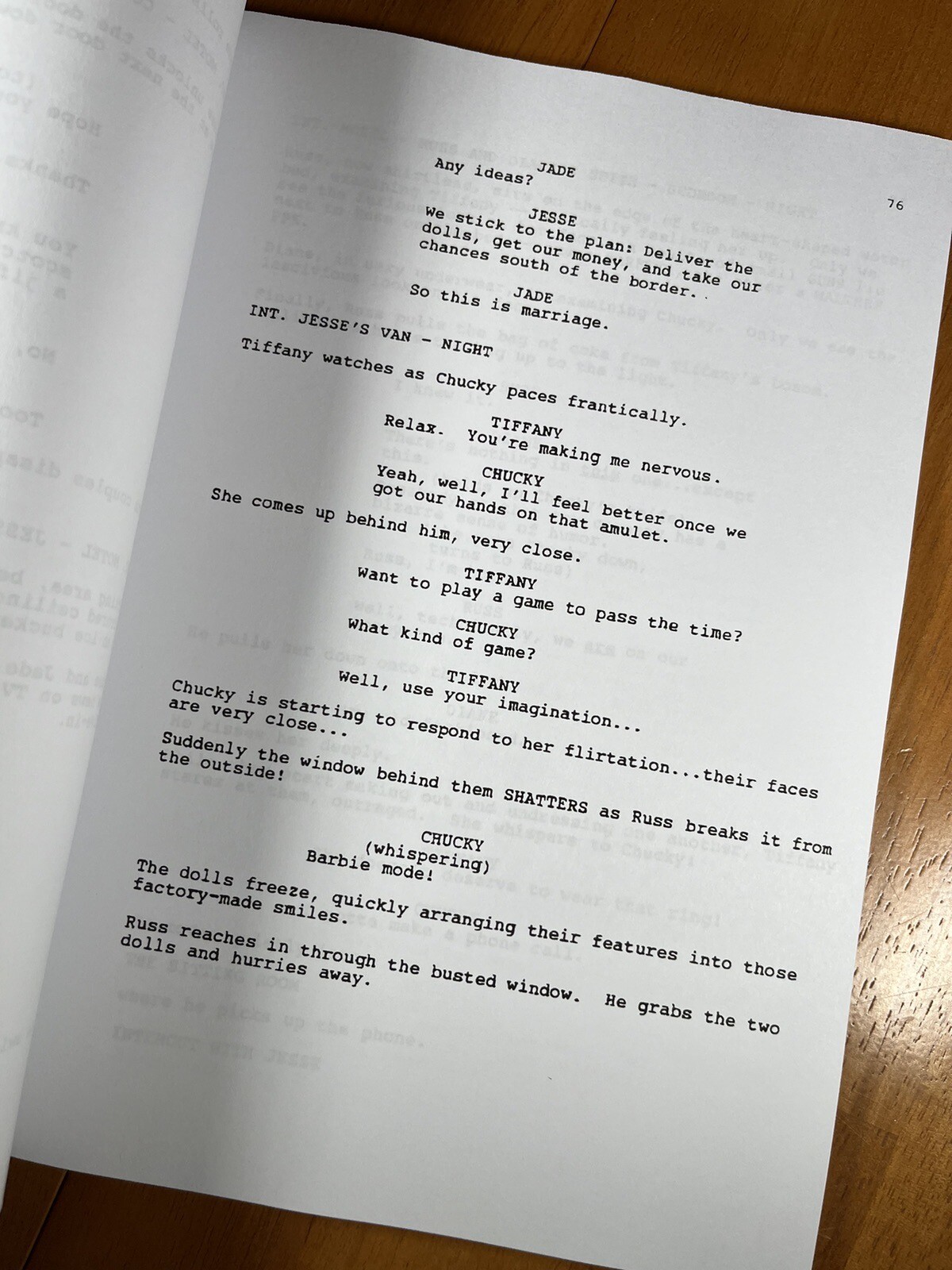 Bride of Chucky Script Signed- Autograph Reprints- 121 Pgs- Child's ...