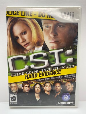 Nintendo Wii CSI Hard Evidence With Manual 8888173465| eBay