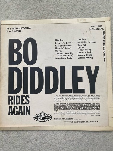 Bo Diddley - Bo Diddley Rides Again PYE International NPL 28029 | eBay UK