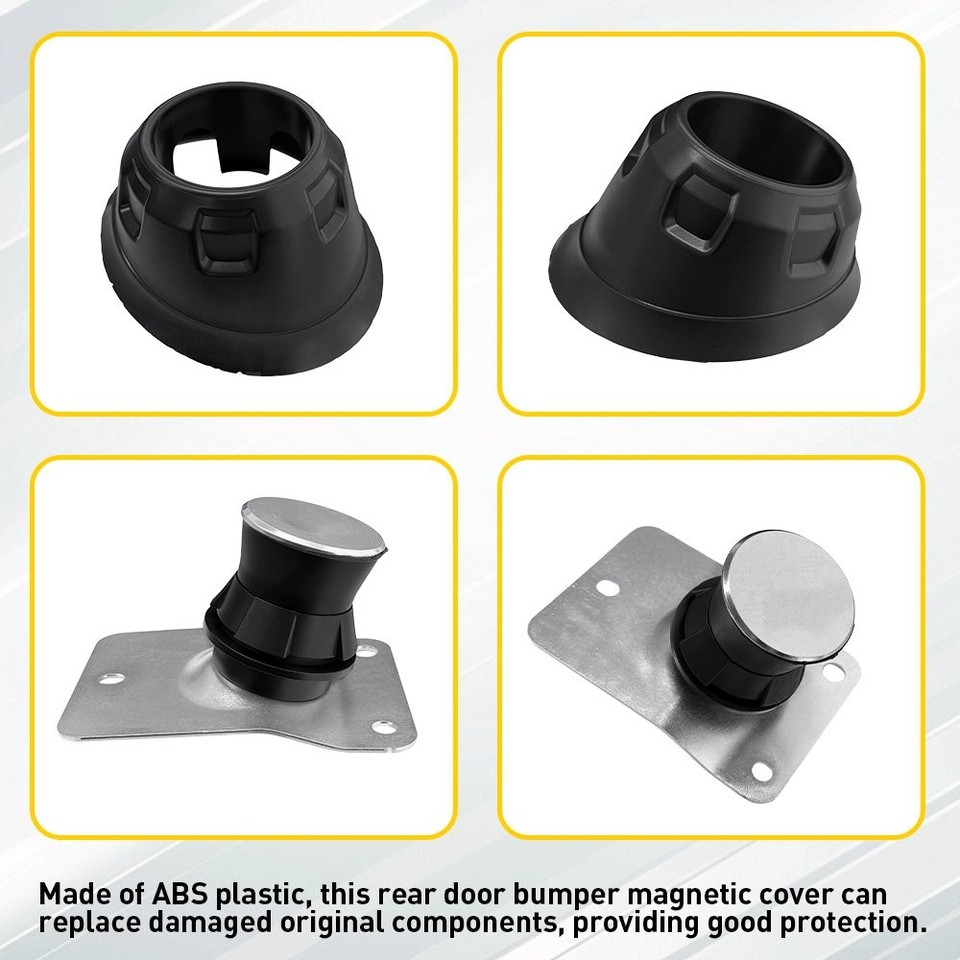Back Door Magnet Bumper Stop Holder + Cover For Ford Transit 150 250 ...