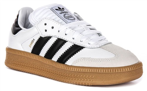 Adidas Samba XLG À Lacets Plateforme Unisexe En Blanc Noir UK 3 - 8 | eBay