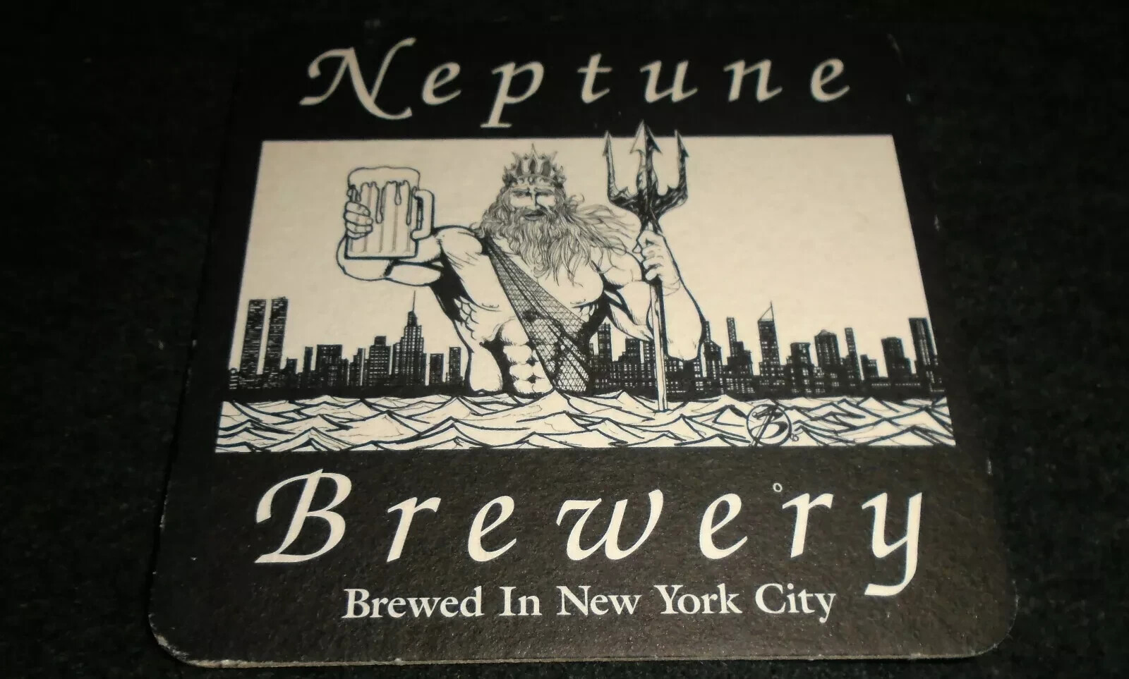 Neptune Brewery, New York City Vintage Beer Coaster | eBay