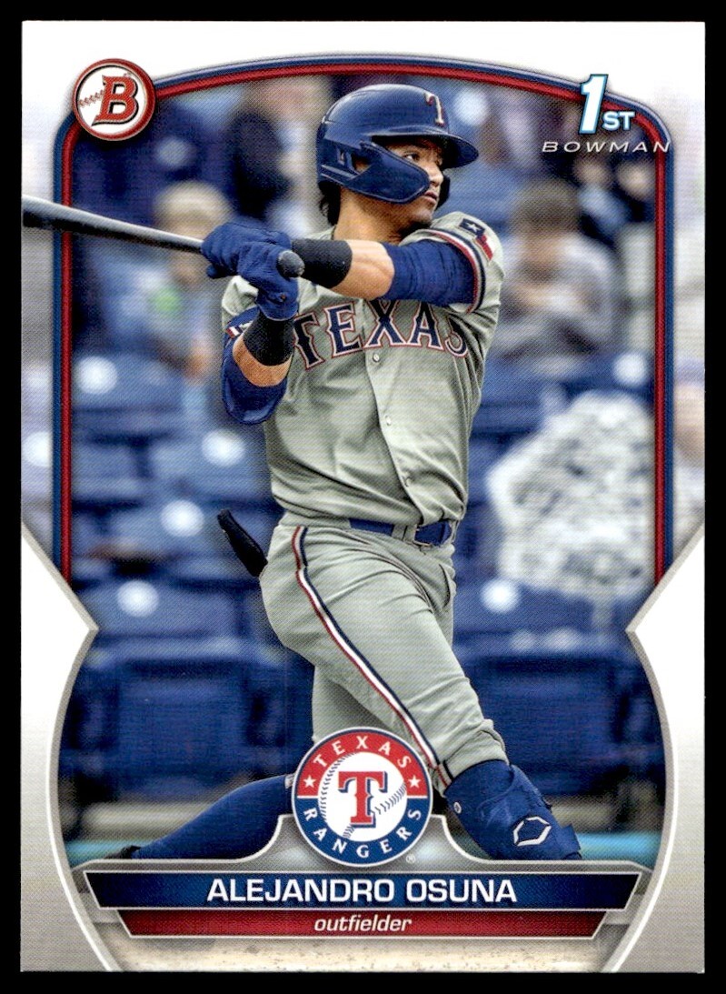 2023 Bowman Prospects Alejandro Osuna G478 Texas Rangers #BP-131 | eBay