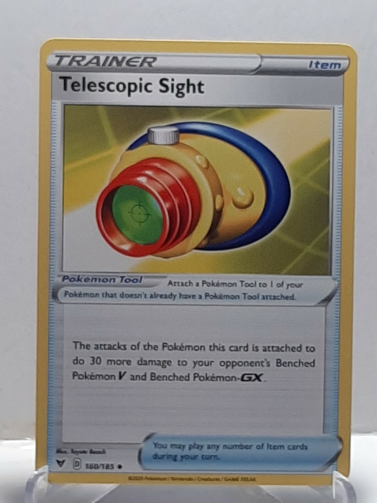 Telescopic Sight 160/185 Pokemon Vivid Voltage Trainer Uncommon New ...