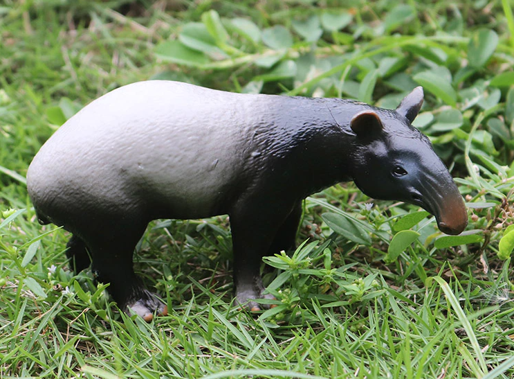 10.5cm Mini Tapir PVC Toy Wild Animal Figure Doll Kids Gift | eBay