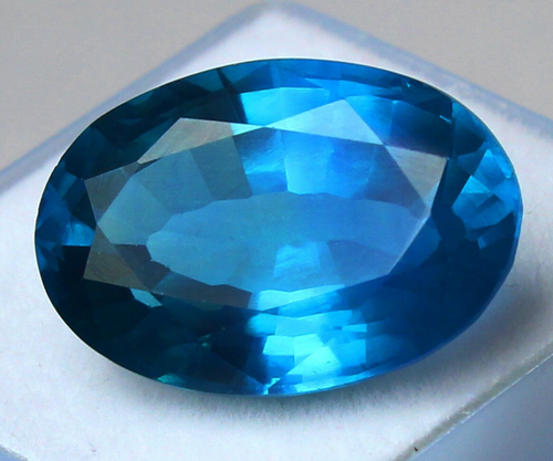 Natural Neon Blue Copper Bearing Bi Color Paraiba 19.50 Ct Certified ...