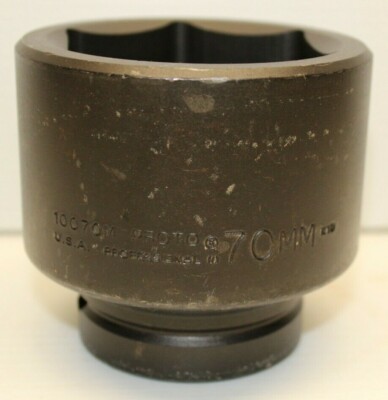 ⭐NEW⭐ PROTO 10070M 70MM IMPACT SOCKET 1" DRIVE 6-Point 🔴USA🔵 | eBay