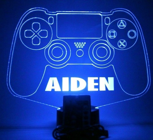 Video Game Controller Night Light Lamp LED Personalized Gaming ...