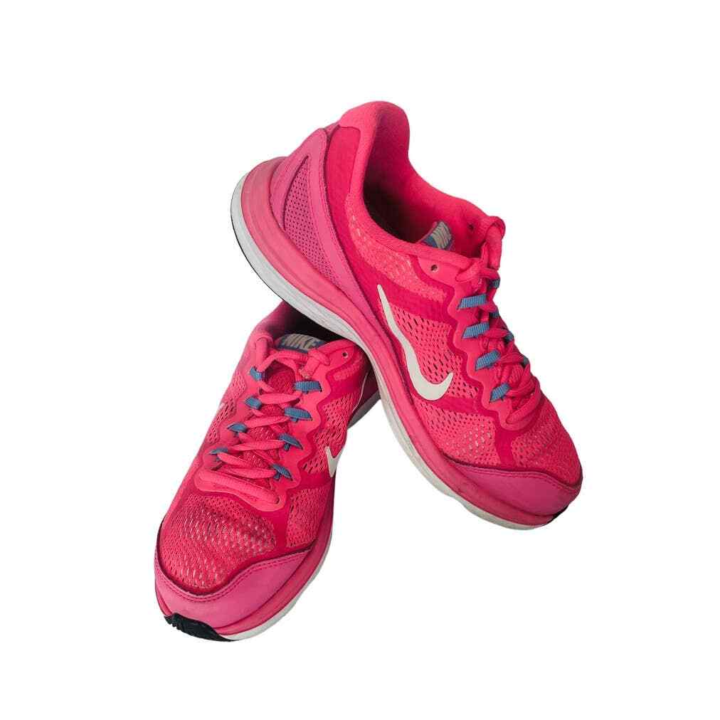Nike Dual Fusion Run 3 Womens Hyper Pink Athletic Sho… - Gem