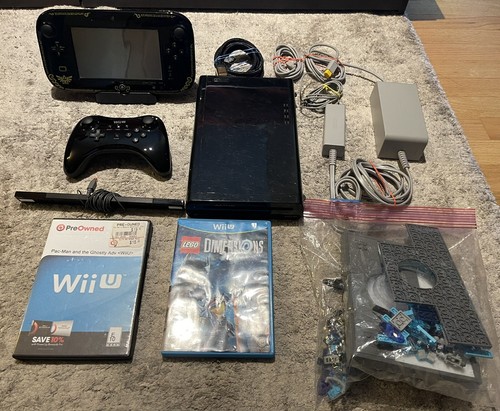 Nintendo Wii U Legend of Zelda Wind Waker Edition Console BUNDLE ...