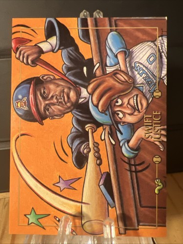 1993-95 Cardtoons - Swift Justice - David Justice #82 | eBay
