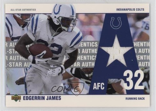 2002 UD Authentics All-Star Authentics Edgerrin James #AA-EJ HOF | eBay