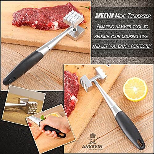 Meat Tenderizer Dual-Sided Nails Meat Mallet Meat Hammer Used for Steak ...