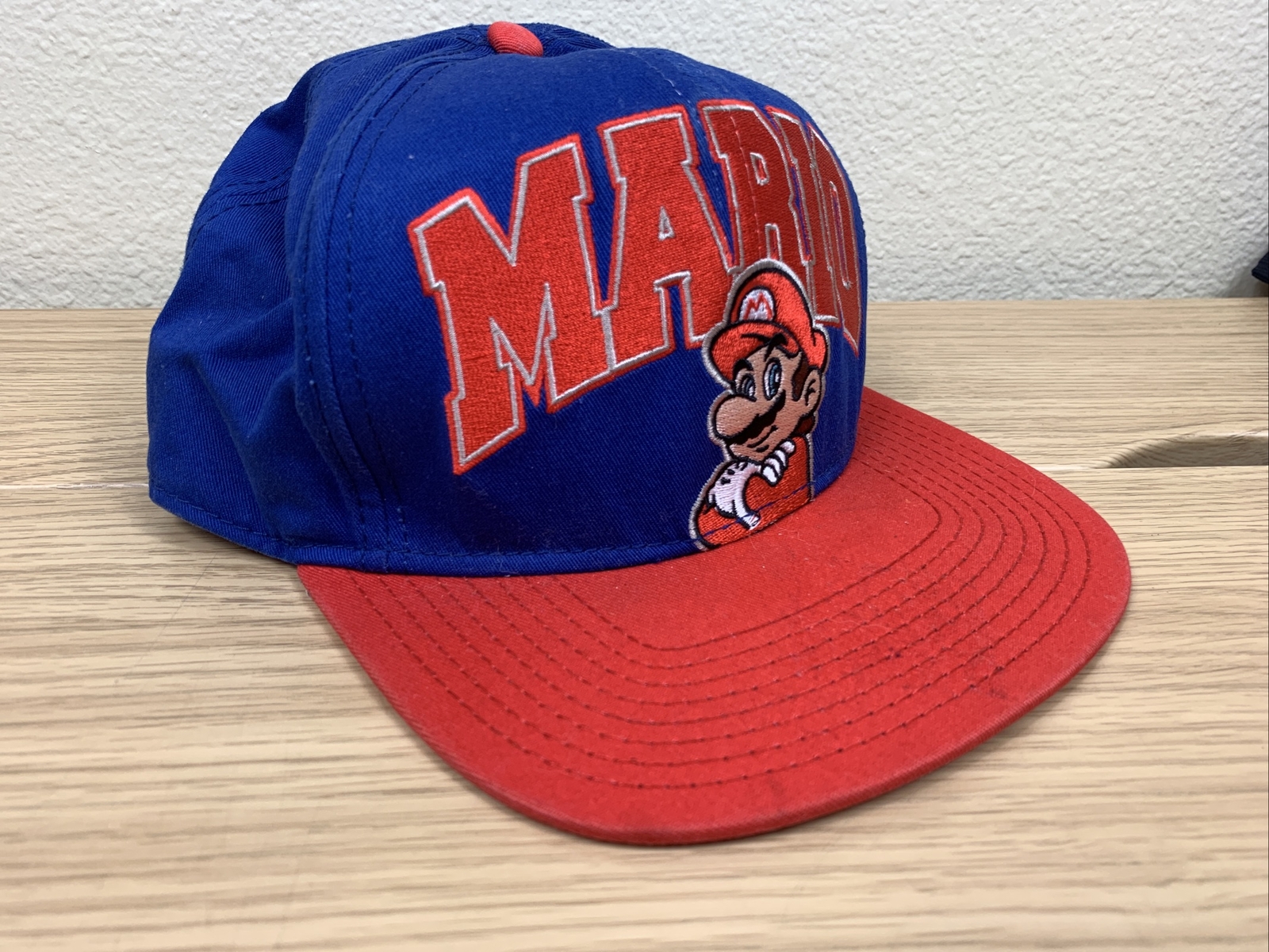 Nintendo Super Mario Bros Spell out Mario Patch Hat C… - Gem