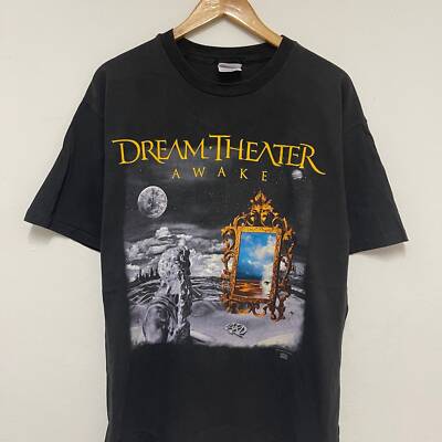 Vintage 90s Dream Theater “ Awake 1995 Progressive Metal T-Shirt / Rock ...