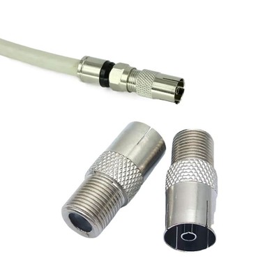 RF Coax STB Quick Plug Coaxial Connector F Connector TV Coaxial Plug | eBay