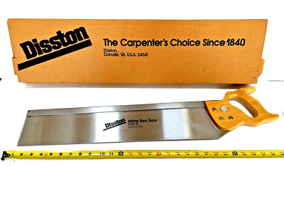 VTG Disston 4M 11 Point Mitre Box Saw Carpenters Miter Handsaw NOS 21 ...