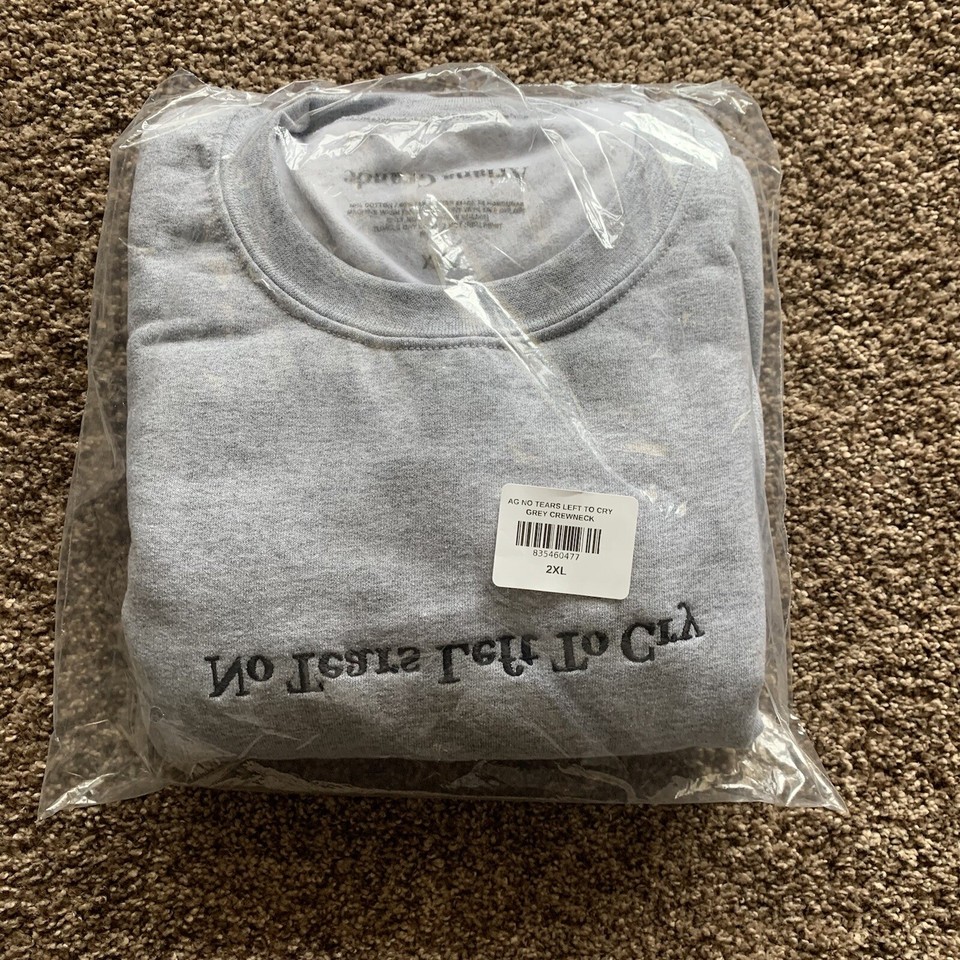 NEW Size XXL Ariana Grande No Tears Left To Cry Crewneck Sweatshirt ...