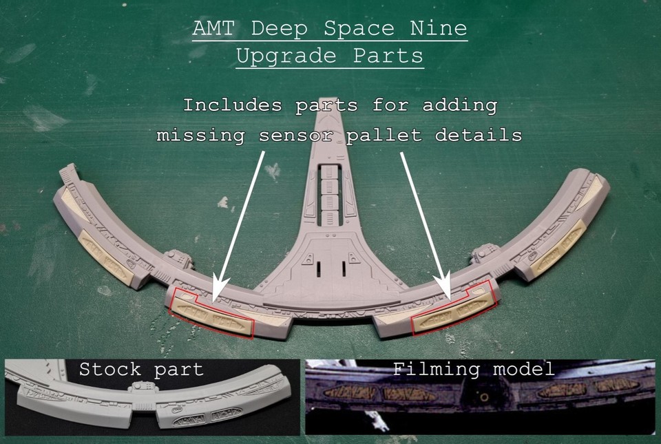 Deep Space Nine Upgrade Set, AMT Round2 Star Trek DS9 model kit | eBay