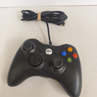 VOYEE USB Wired Controller for Microsoft Xbox 360 | Sleek Black | eBay