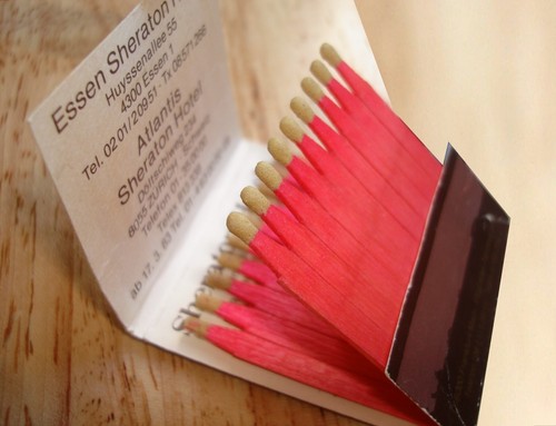 Frankfurt Sheraton Hotels 1970 Vintage German Wooden Matchbook FANCY ...