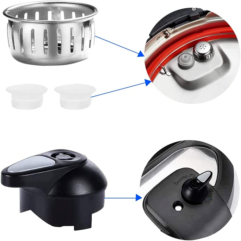 Steam Release Handle,Float Valve Parts with Anti-Block Shield for ...