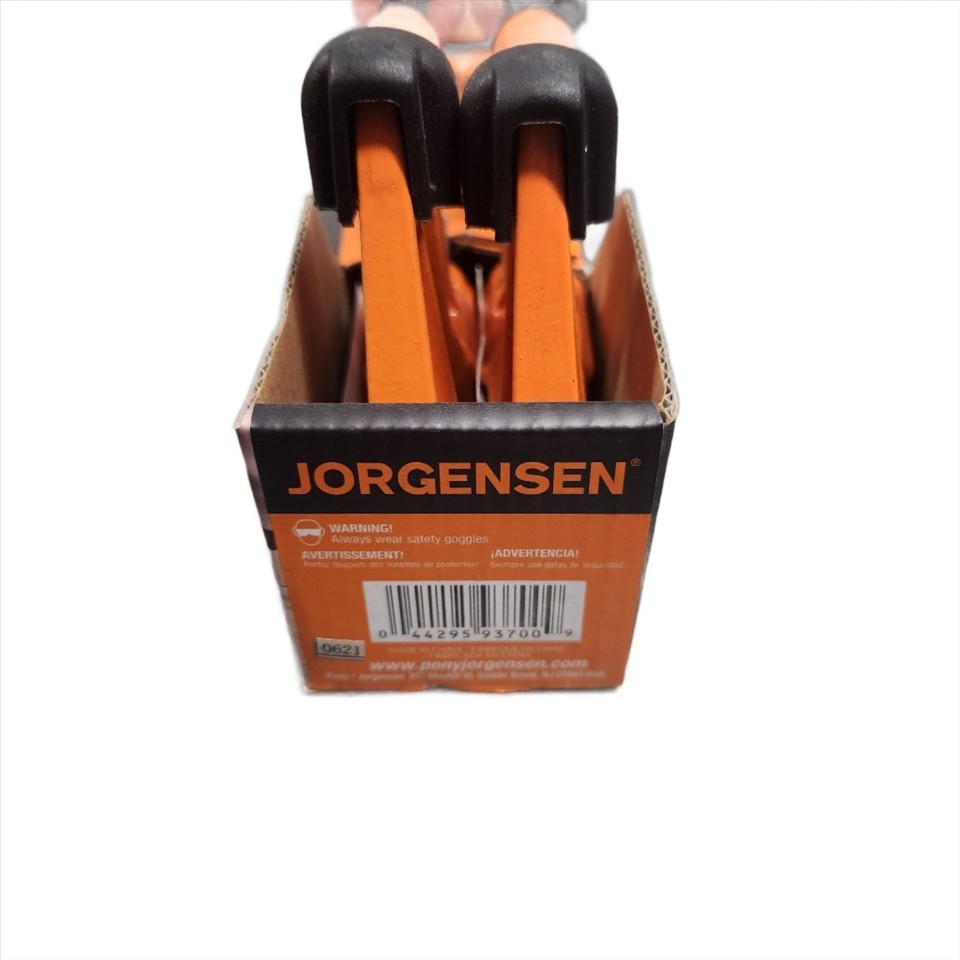 Jorgensen 4-Piece Medium Duty Steel Bar Clamp Set – Durable for Various ...