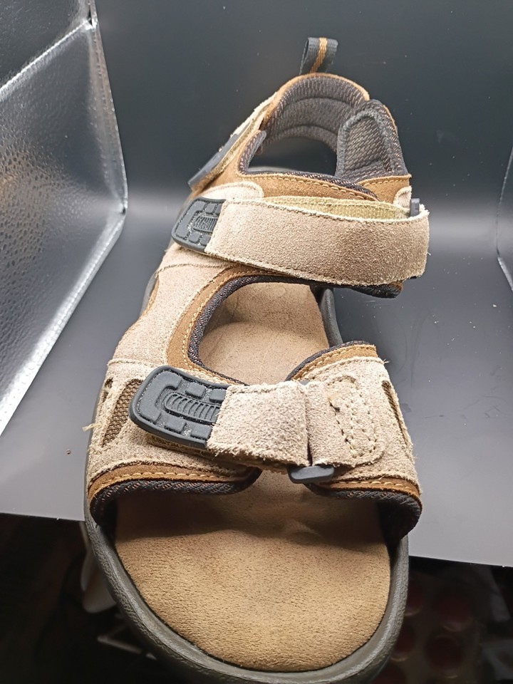 Woodlands Mens Sandals Brown Black Adjustable Hook And Loop Strap 11 | eBay