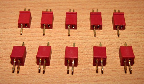 5 Paar T Mini Dean Stecker Buchse 15 A verpolsicher 10 Stück Deans T ...