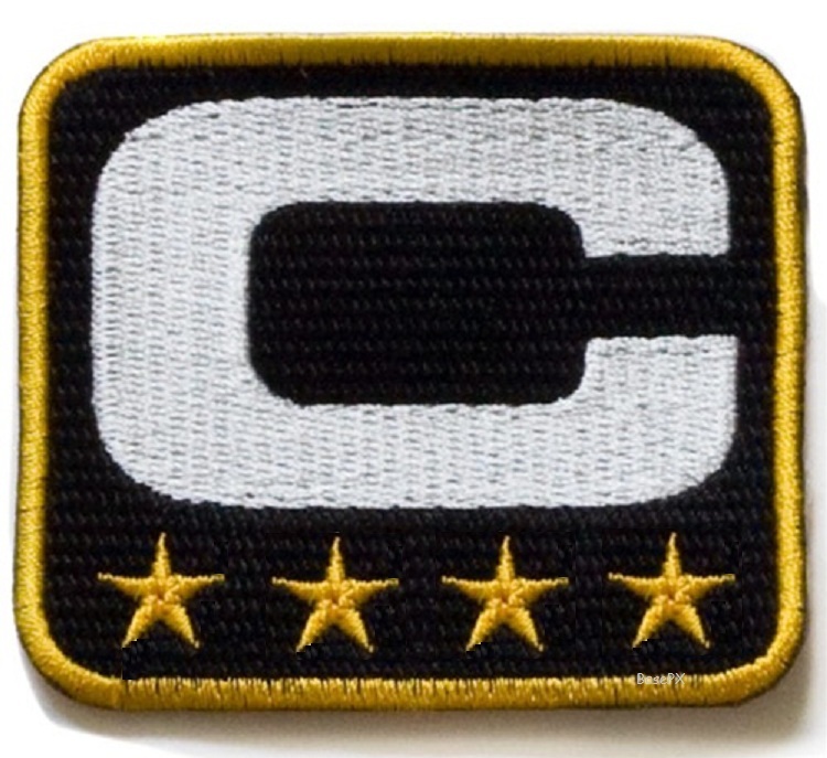 NFL TEAM LEADER JERSEY CAPTAINS iron-on ONE-STAR 1-⭐Star RED captains C ...