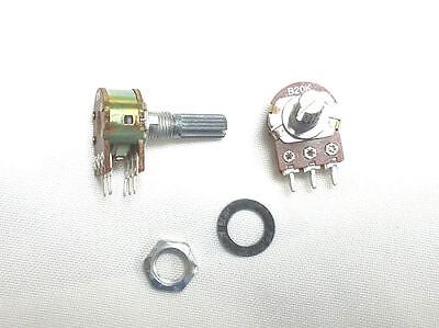 3-Pack Single/Double Rotary Potentiometer Pot Pots 20K Ohms 20 K USA ...