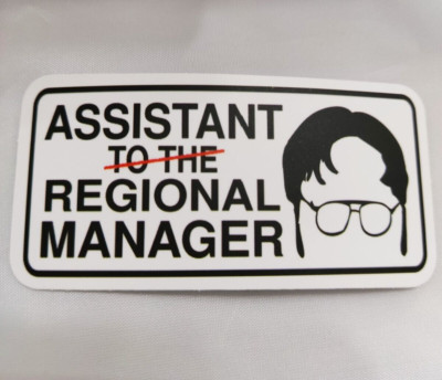 The Office Dwight Assistant Regional Manager Waterproof Logo Decal ...