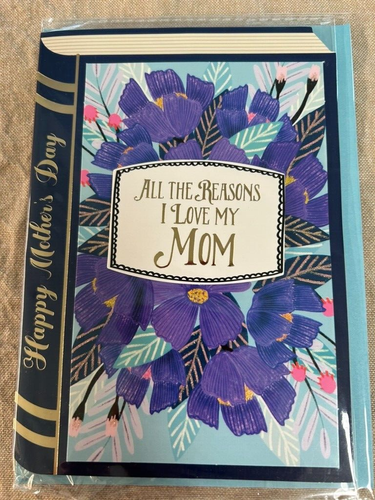 Happy Mother's Day Card w/ Envelope ~ All The Reasons I Love My Mom | eBay