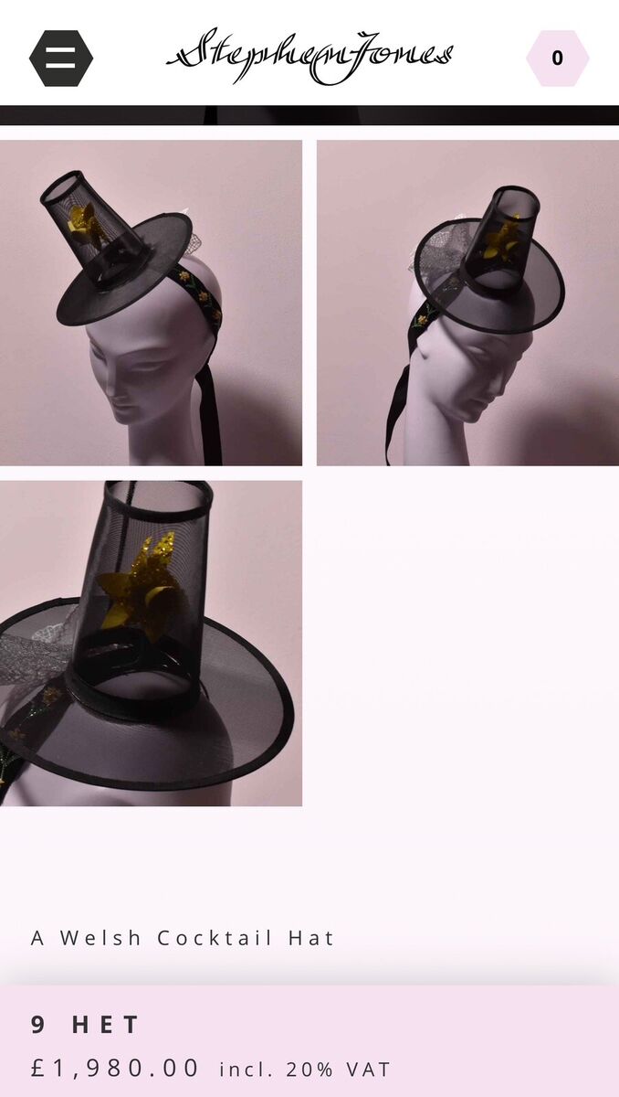 STEPHEN JONES Millinery Het Hat | eBay STEPHEN JONES Millinery Het Hat | eBay