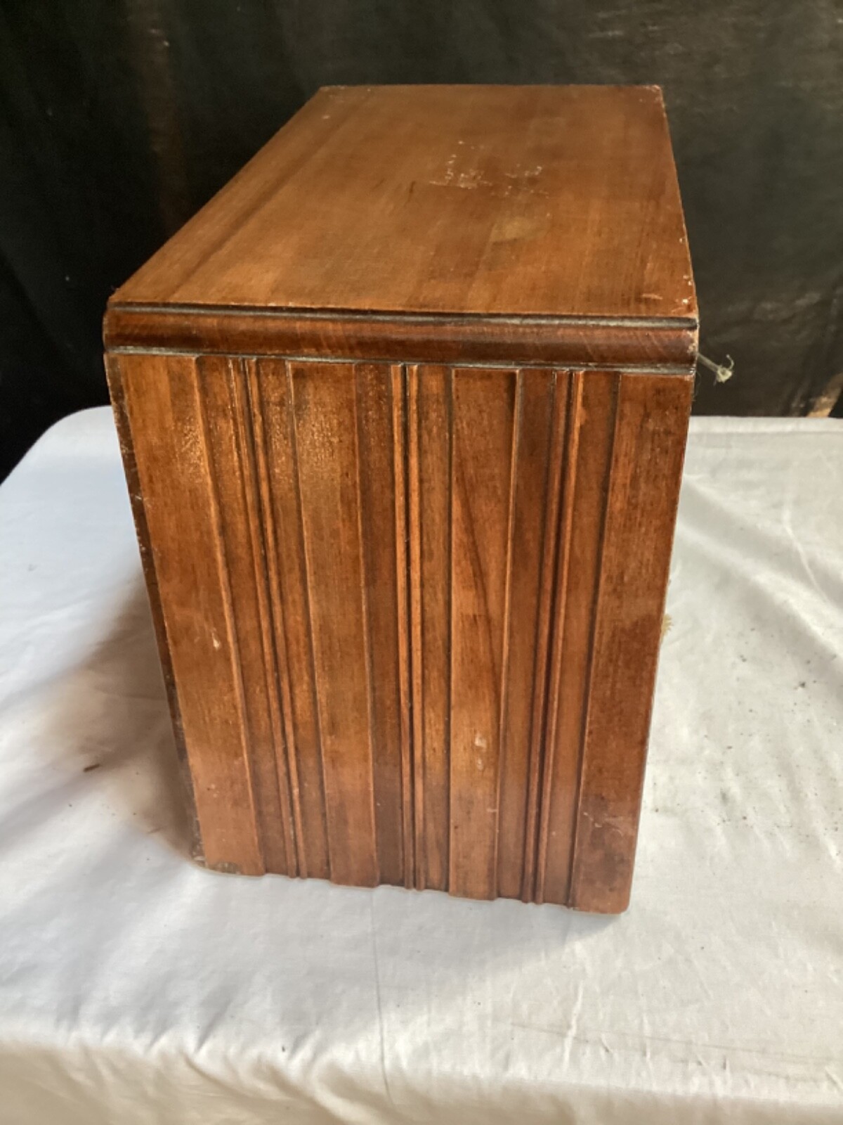 Antique Aetna wood art deco tube radio 5.5x7.5x10 | eBay