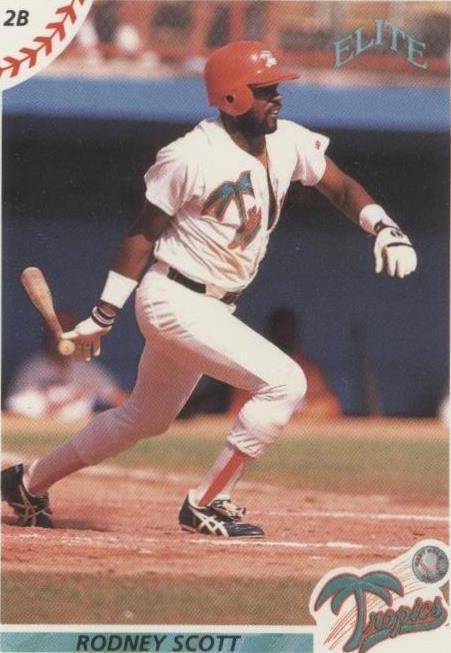 1990 Elite Senior Professional Baseball Association - Rodney Scott #29 ...