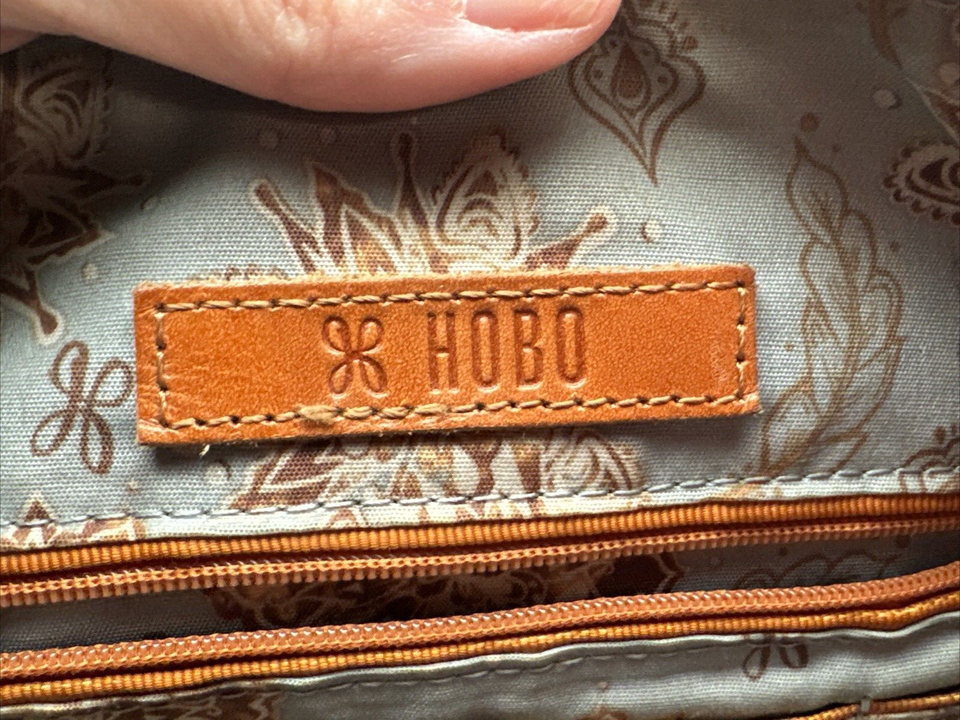 Hobo Brand Charlie Shoulder Bag Camel Brown Purse Soft Real Leather ...