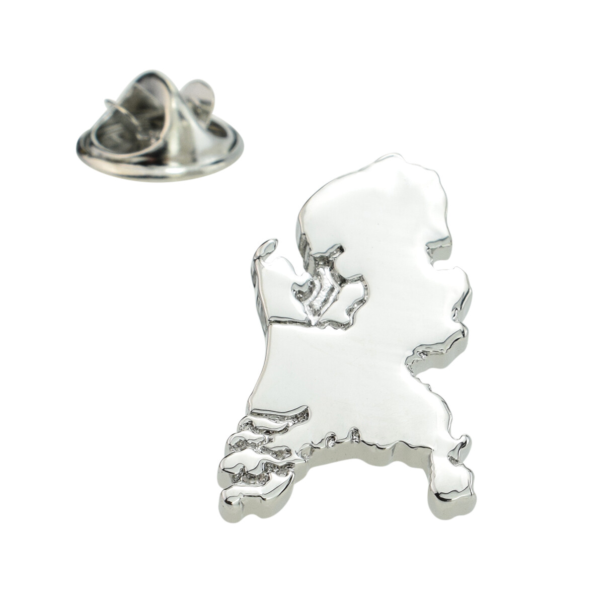 Outline Map of Netherlands Holland Dutch Lapel Pin Badge X2AJTP760 ...