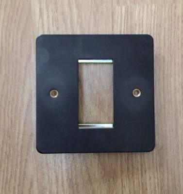 MK Edge K14181 BLA Euro Modular Data Frontplate 1 Module 25 x 50mm ...