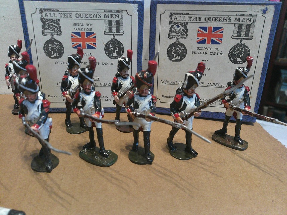 All the Queens Men AQM, Napoleonic French Imperial Guards, lot of 19 ...