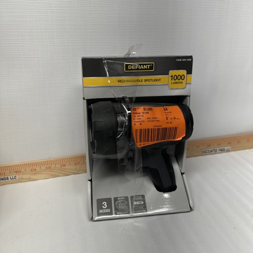 Defiant Rechargeable Spotlight 1000 Lumens LED Compact 3 Mode with USB ...