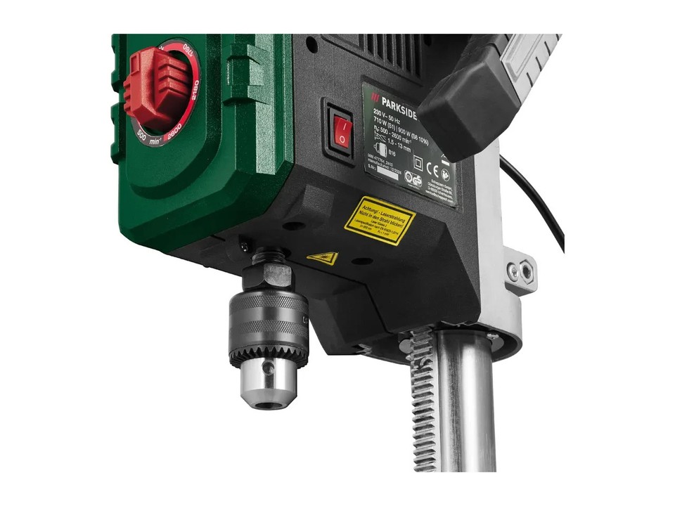 Parkside Bench Pillar Drill with Electronic Speed Control 710W - 3 year ...