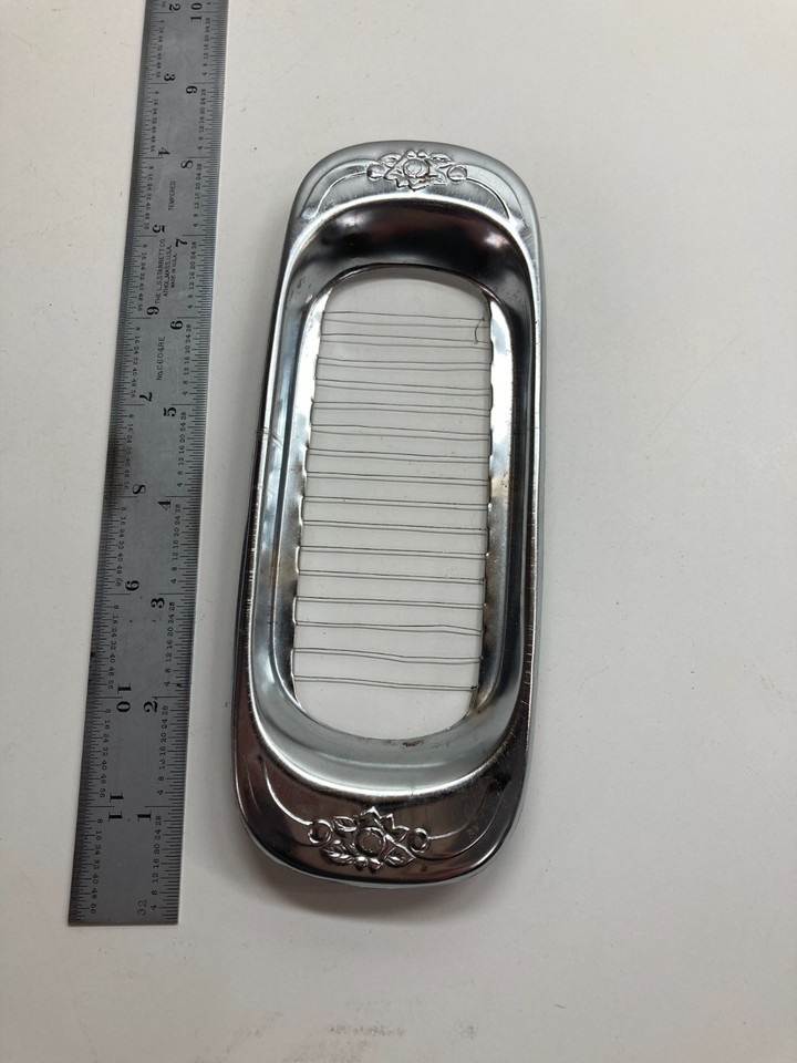 Vintage Stick Butter Slicer Cutter Metal Manual Wire Strung Kitchen ...