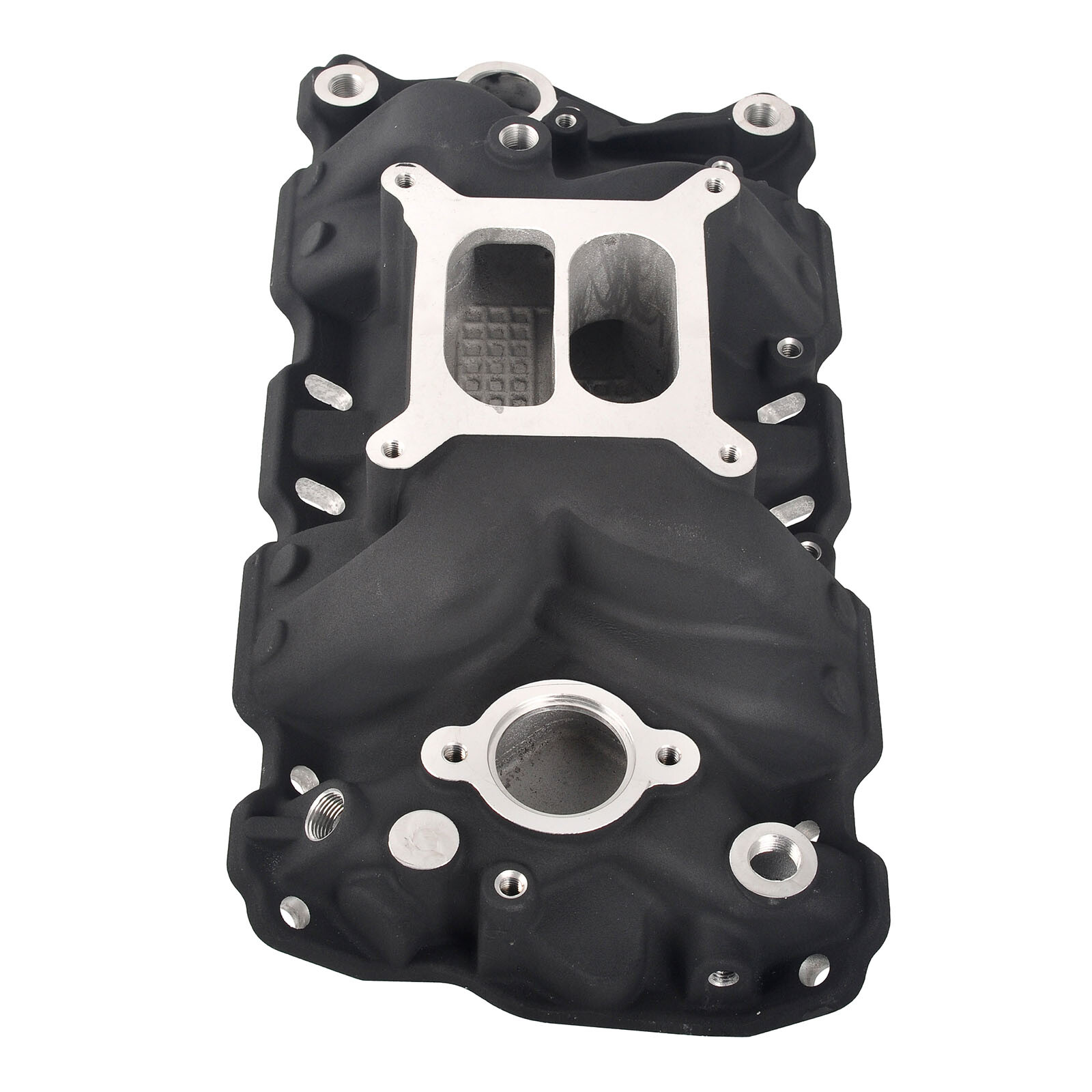 Dual Plane High Rise Intake Manifold for SBC Chevy V8 305 327 350 400 ...