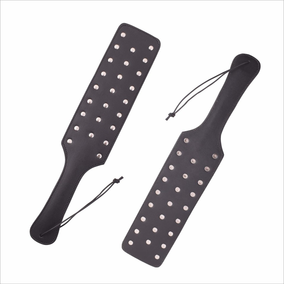 Real Handmade Leather Spanking Paddle BDSM Leather Slapper Slave Fetish ...