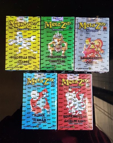 5x Theme Deck Cryptid Nation 2nd edition CN2 metazoo holo FH mothman ...