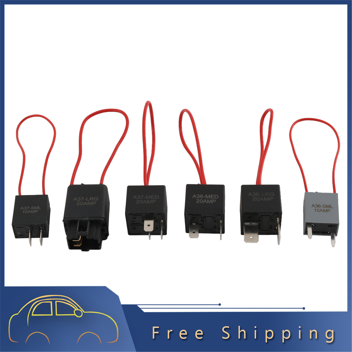 New 9038A Set of 6 Relay Bypass Switch Master Kit with Amp Loop 9038A ...