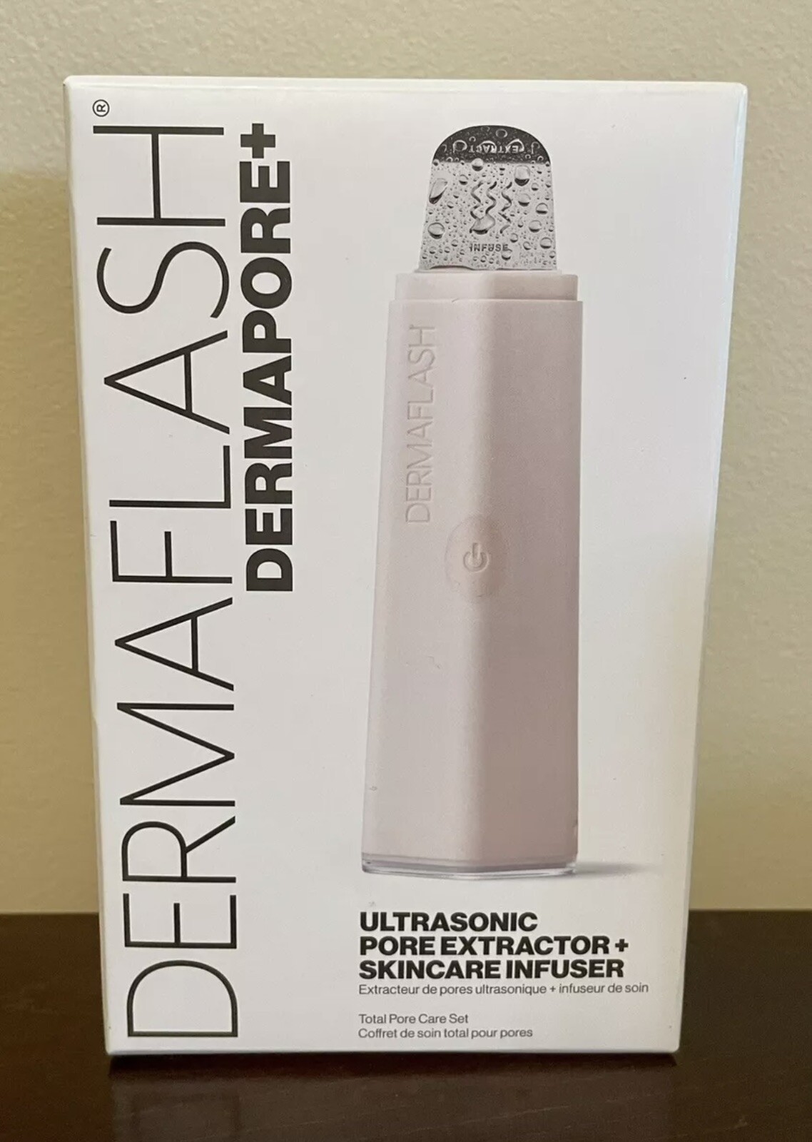DERMAFLASH Luxe Sonic Facial Dermapelling Device - Blush for sale ...