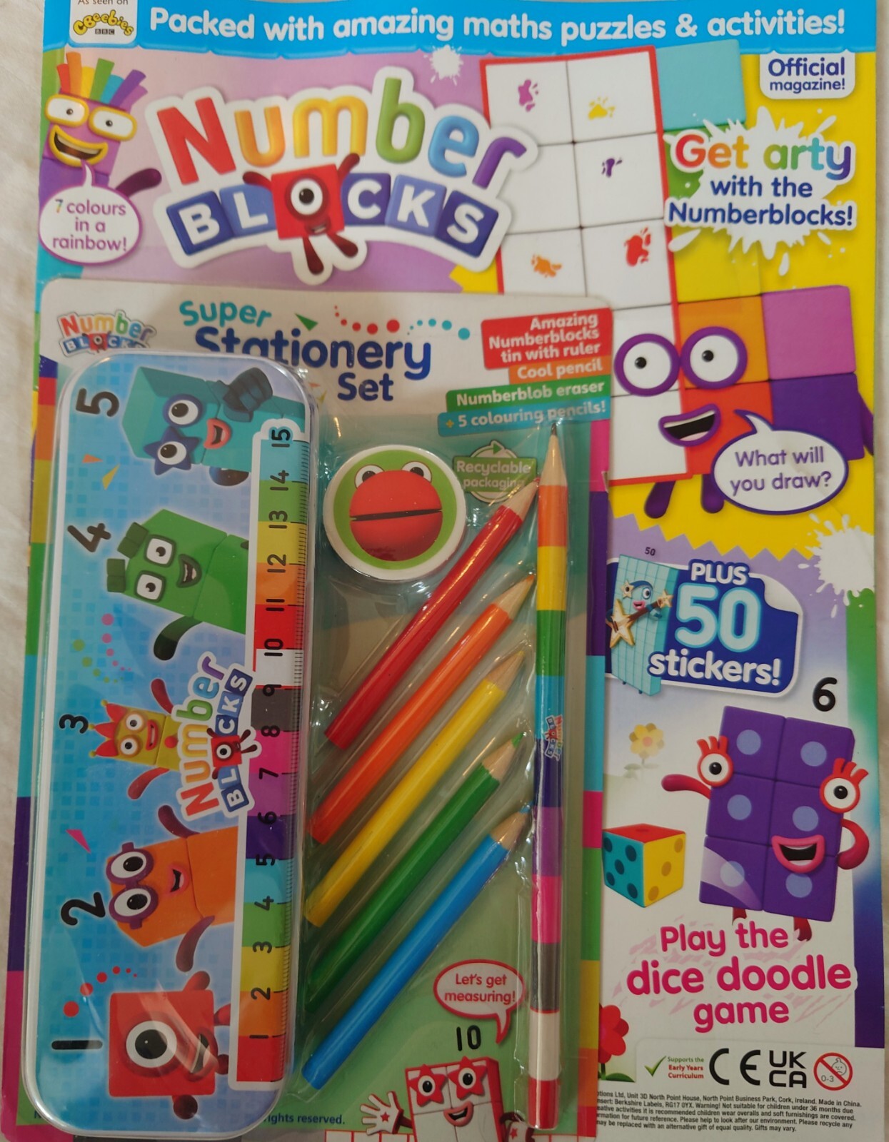 NEW CBeebies Numberblocks Magazine Maths | Grelly USA