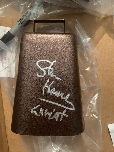 Stan Hansen Inscribed Signed W/proof Autographed Metal Cow Bell All ...